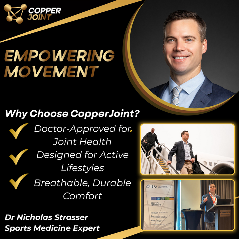 CopperJoint Hip Brace Compression Wrap for Hip Flexor & Sciatica